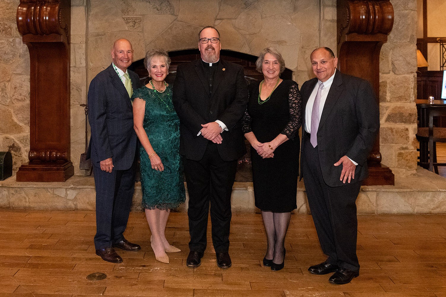 L to R: Frank Kalman Gloria Kalman (Co-Chair) Rev. Sean Horrigan ...