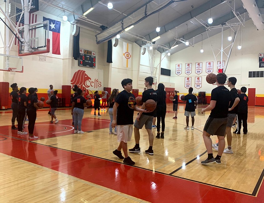 Play With Purpose Sports and UST Host Basketball Camp
