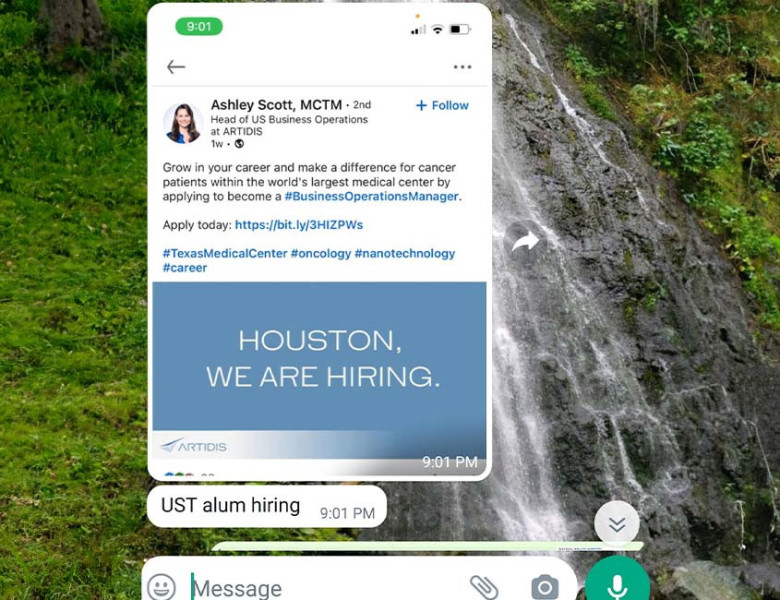 So blessed to be UST-Houston alumni