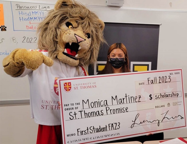 Monica Martinez is UST's First Fall 2023 Admitted Student