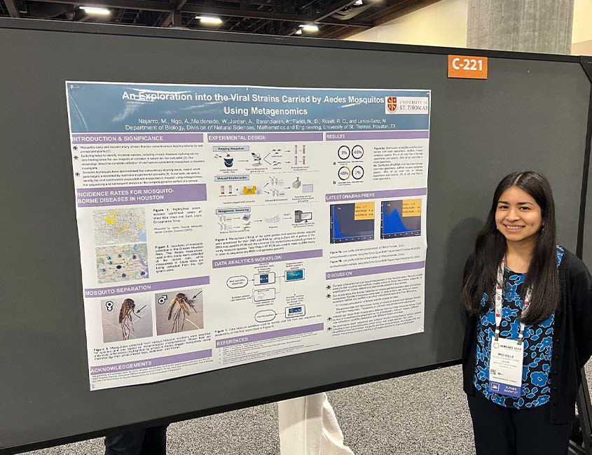 11 UST students present 6 research posters at ABRCMS5