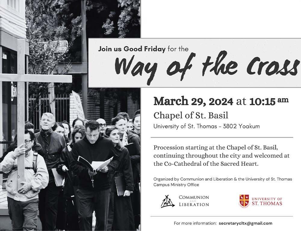 Walk the Way of the Cross on Good Friday March 29, 2024