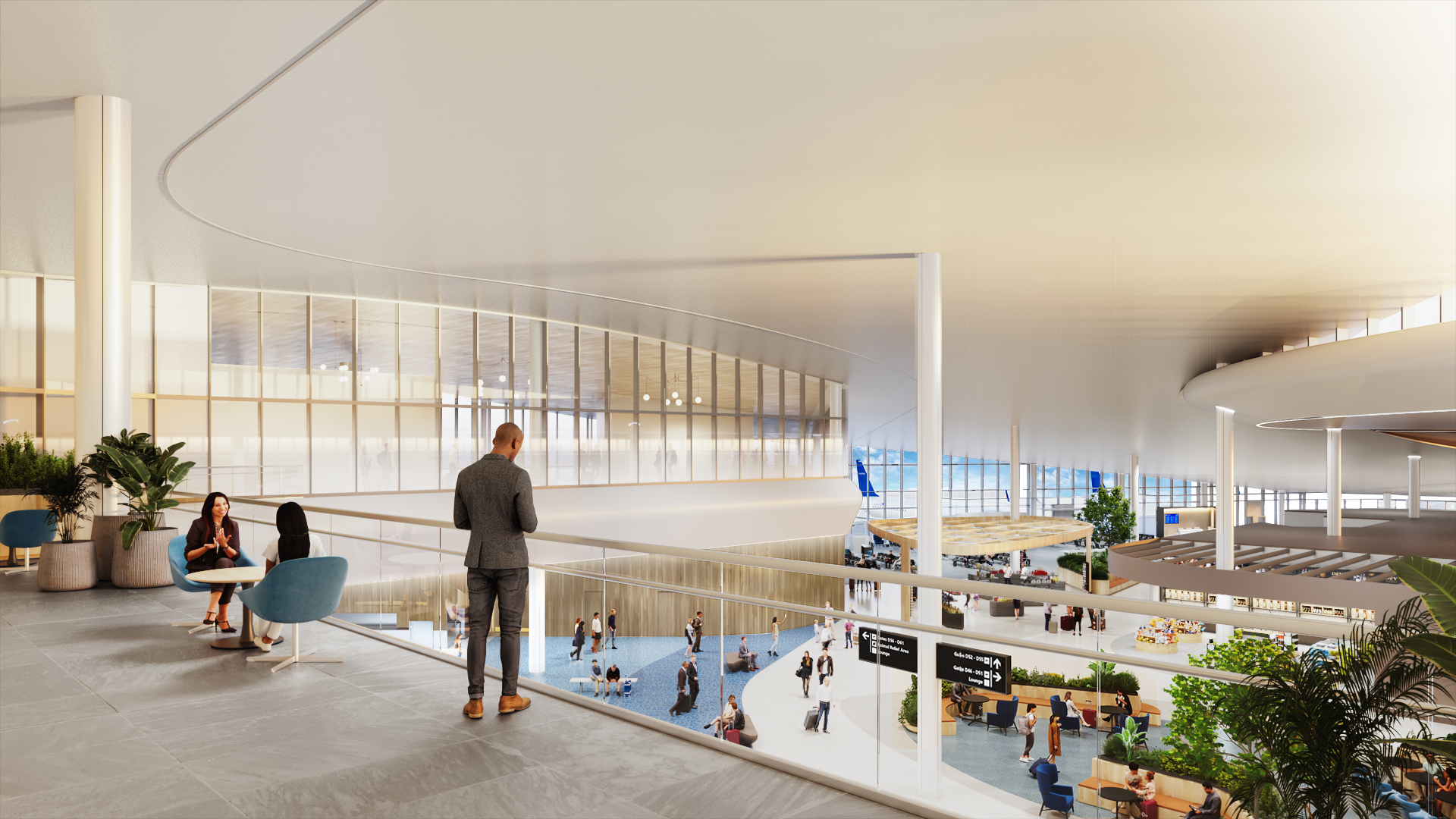 TPA shows new renderings of Airside D exterior and interior