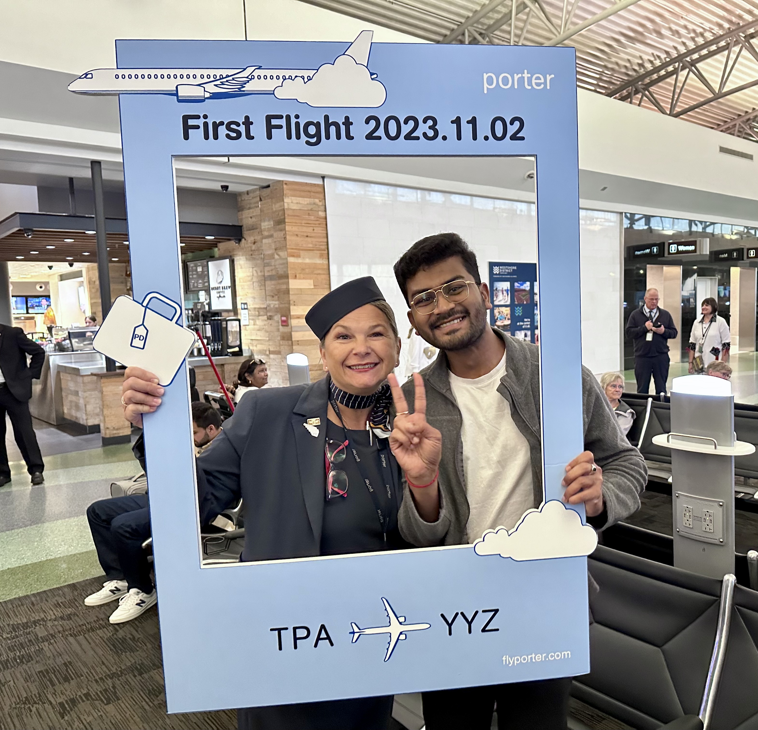 Porter Airlines launches its nonstop flights to Toronto at TPA