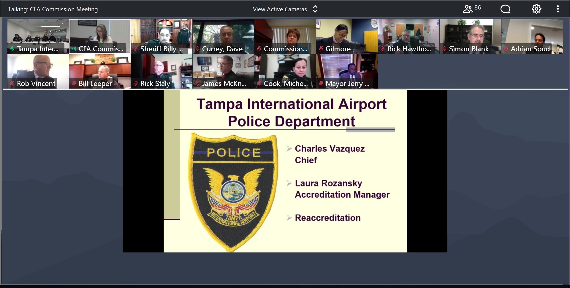Tampa International Airport Police Department earns reaccreditation honors