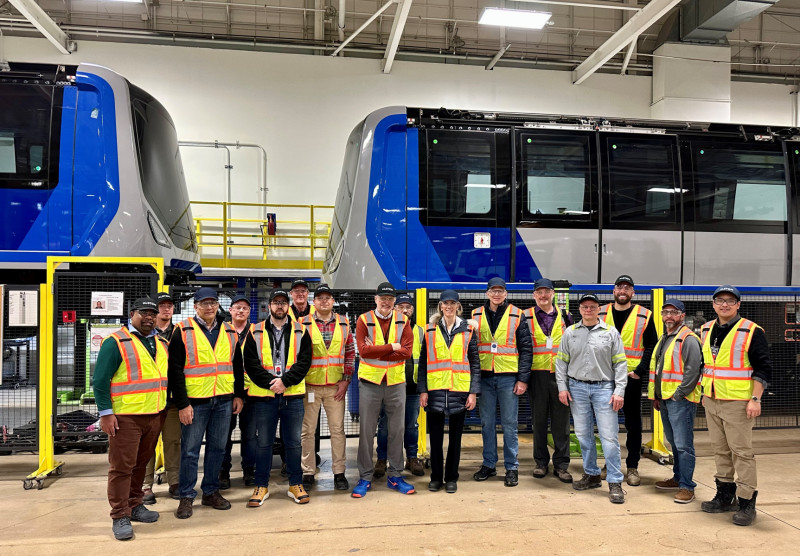 New shuttle cars for Airsides A and C rolling along