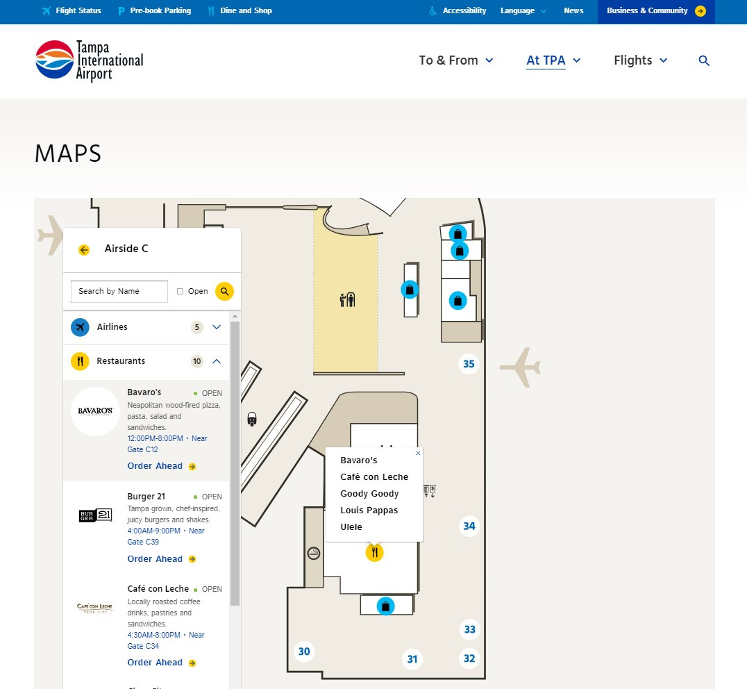 Tampa International Airport debuts a fresh look on its new and improved ...