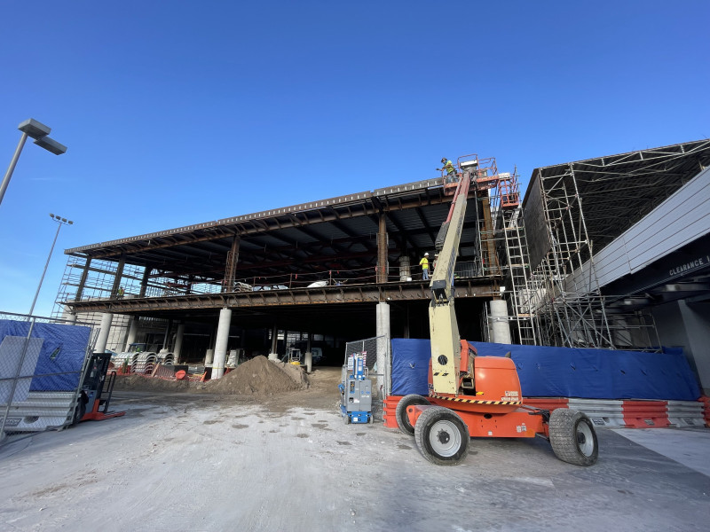 Security screening checkpoint expansion building up at TPA