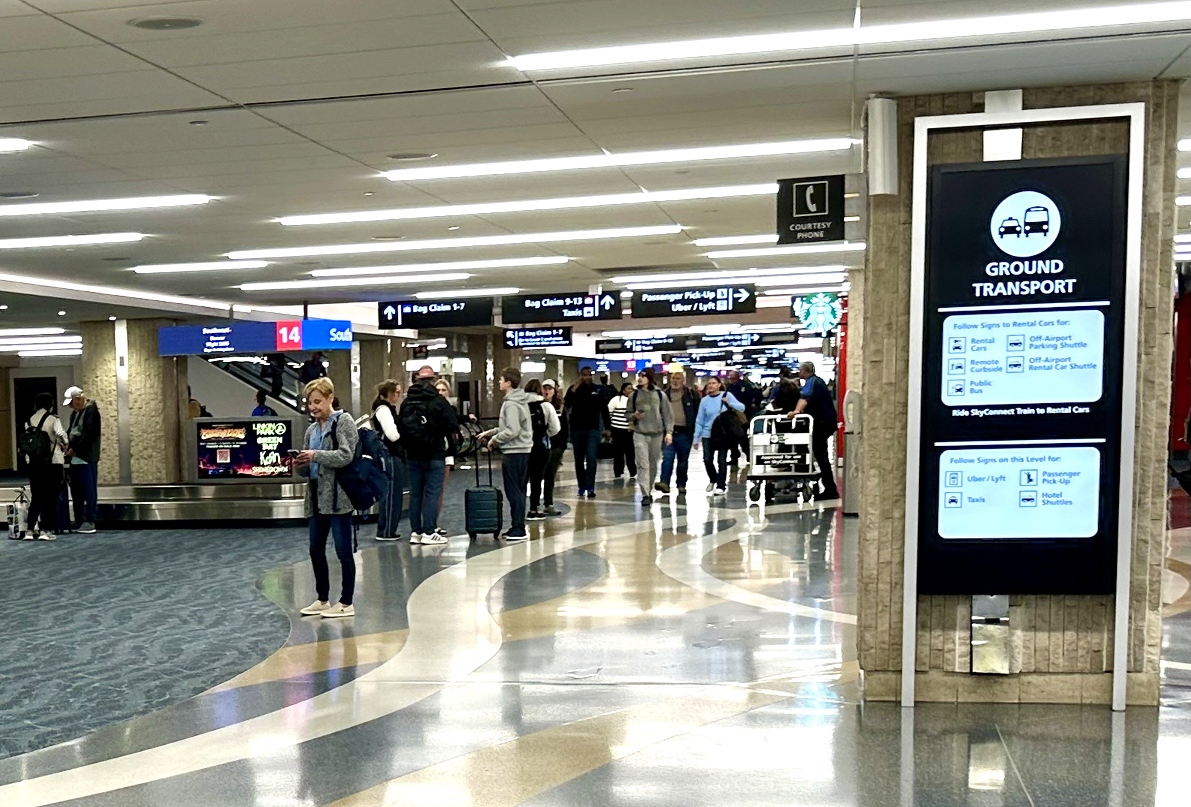 Refreshed Bag Claim area greets TPA's holiday travelers