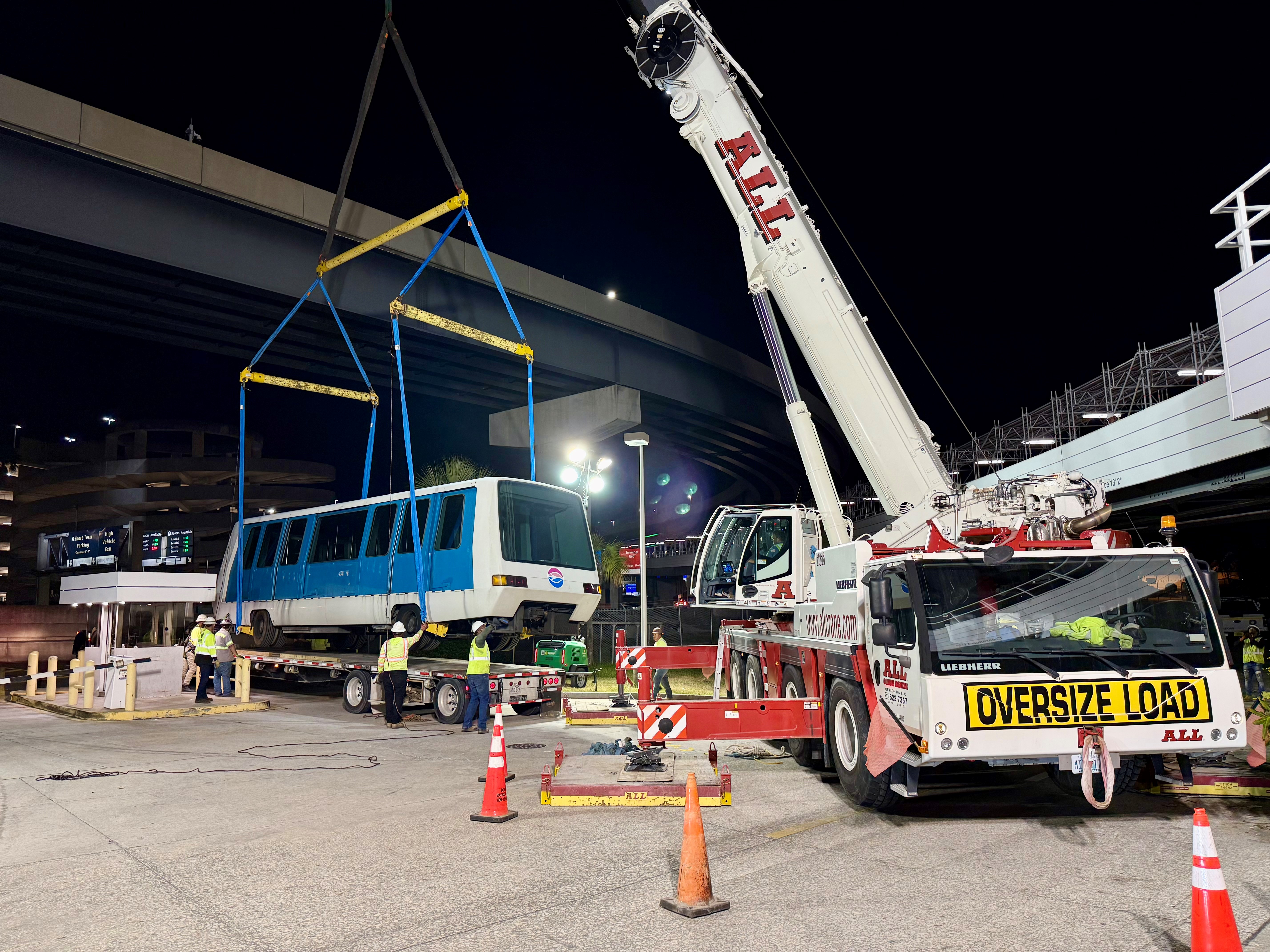 TPA's Airside A shuttle cars removed to make way for replacements