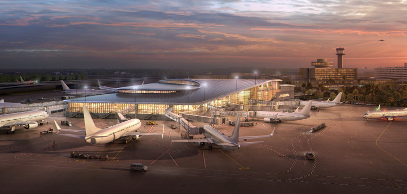 TPA shows new renderings of Airside D exterior and interior