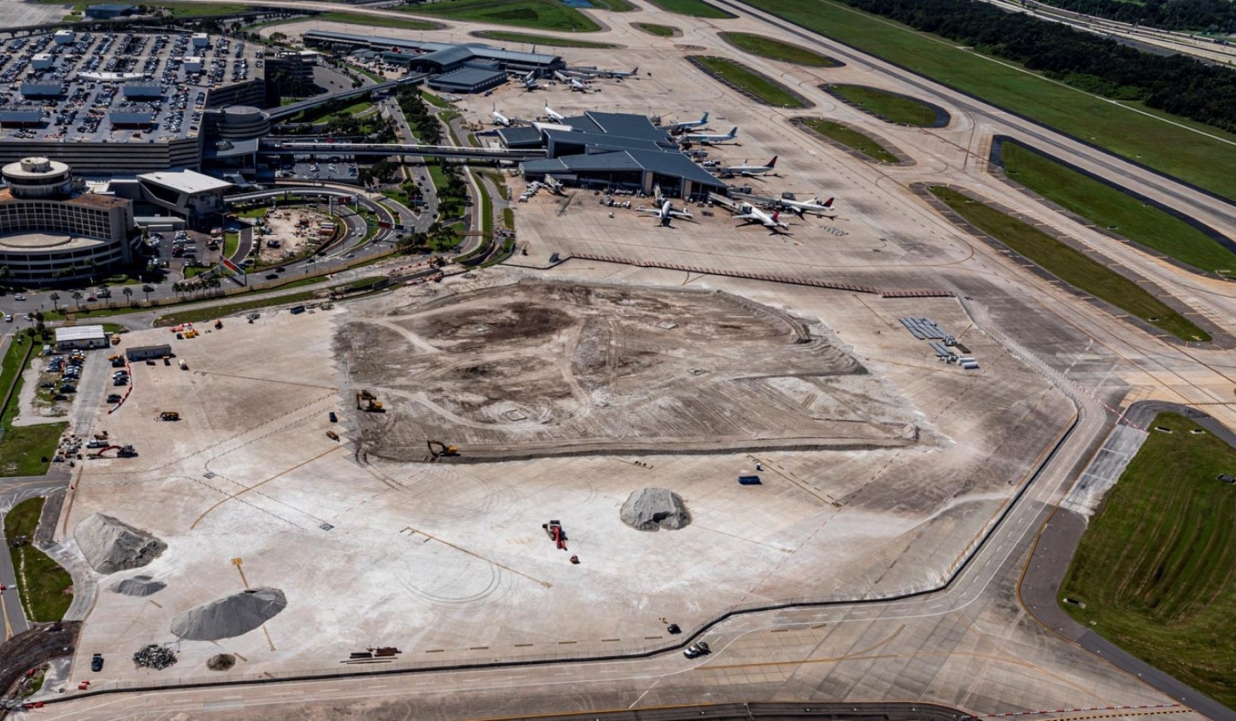Work ramps up on TPA's Airside D