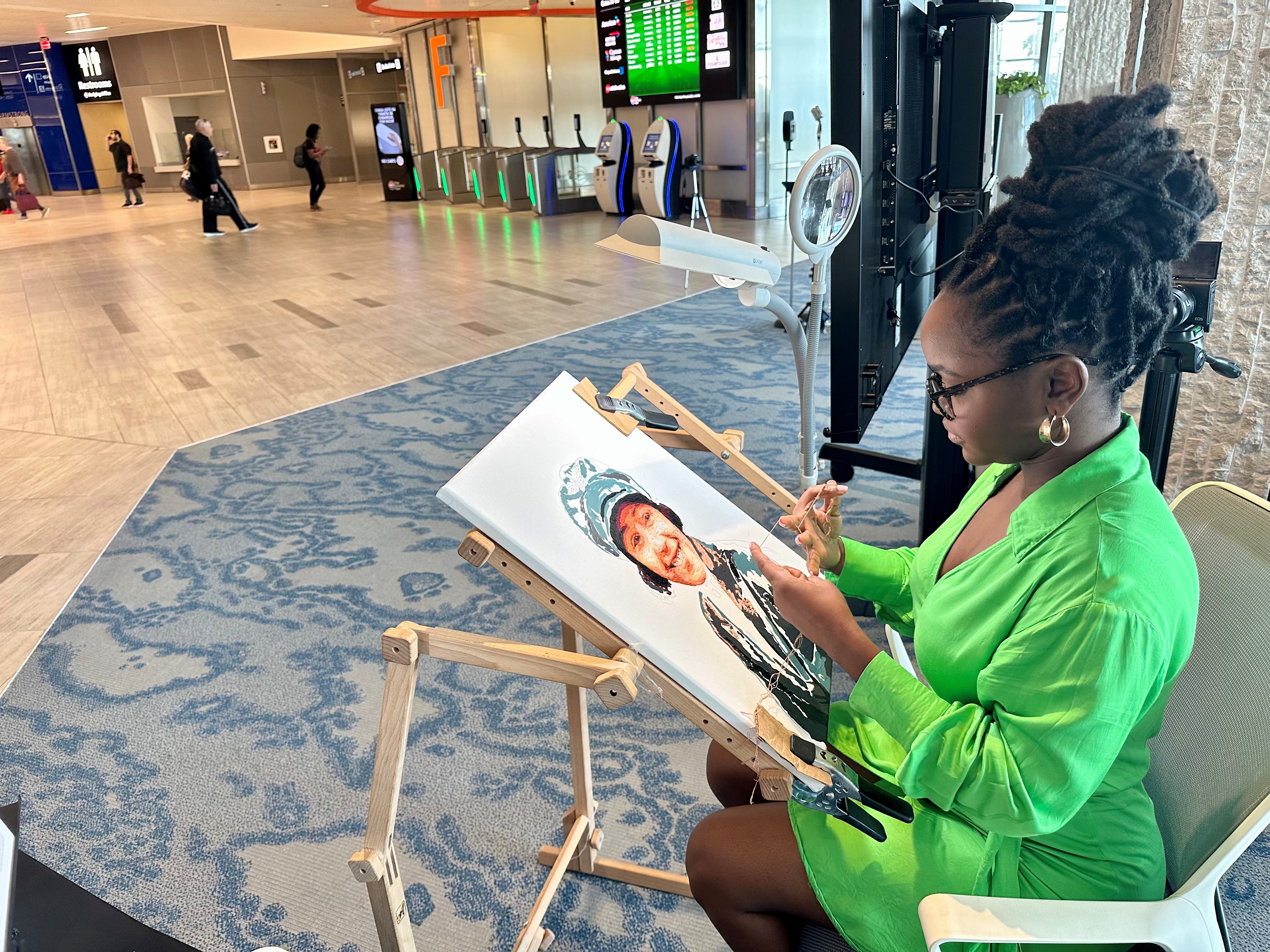 Black History Month: Artist Nneka Jones treats TPA to a live art demo ...