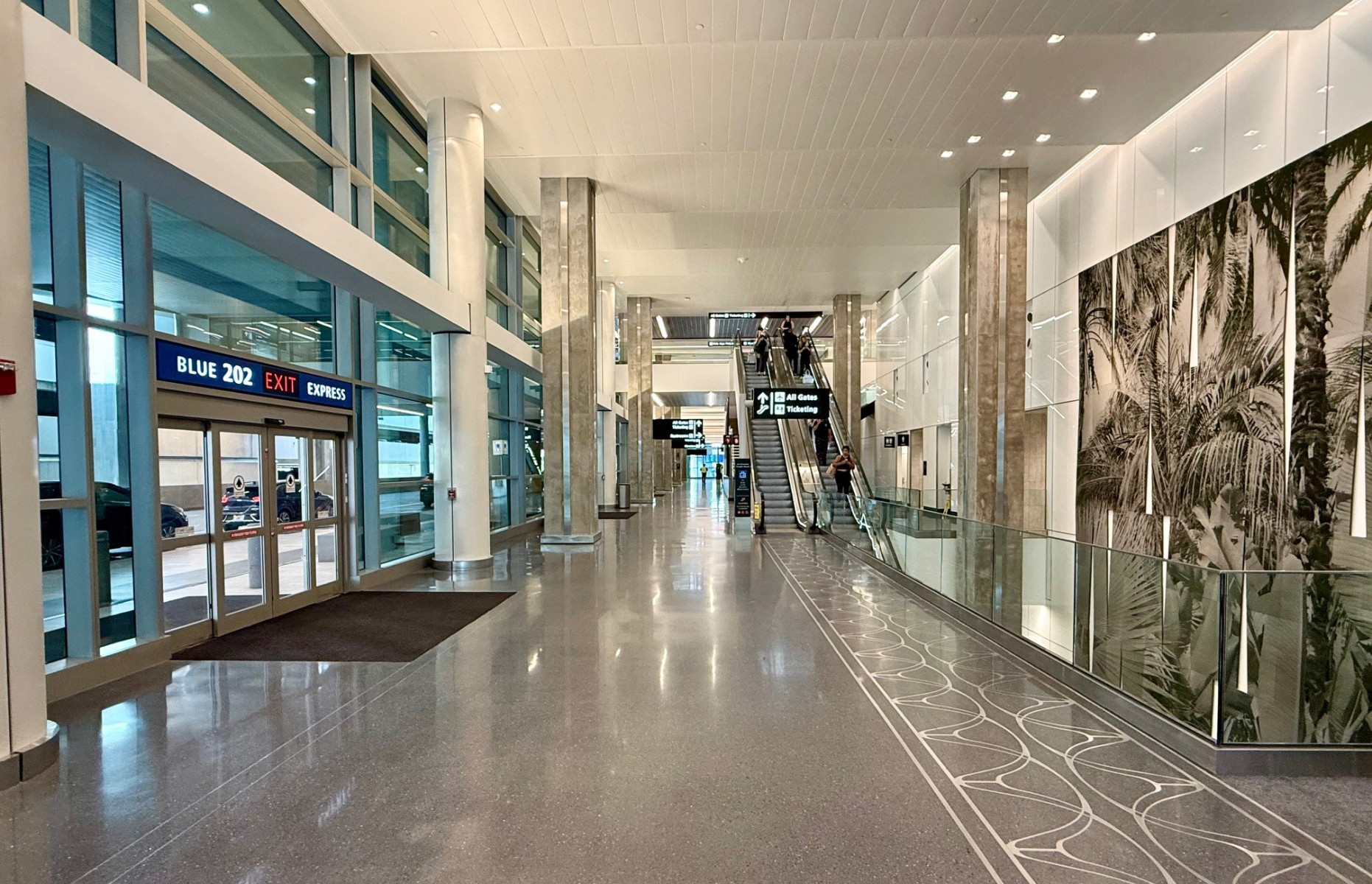 Blue Departures drive at TPA closing for resurfacing