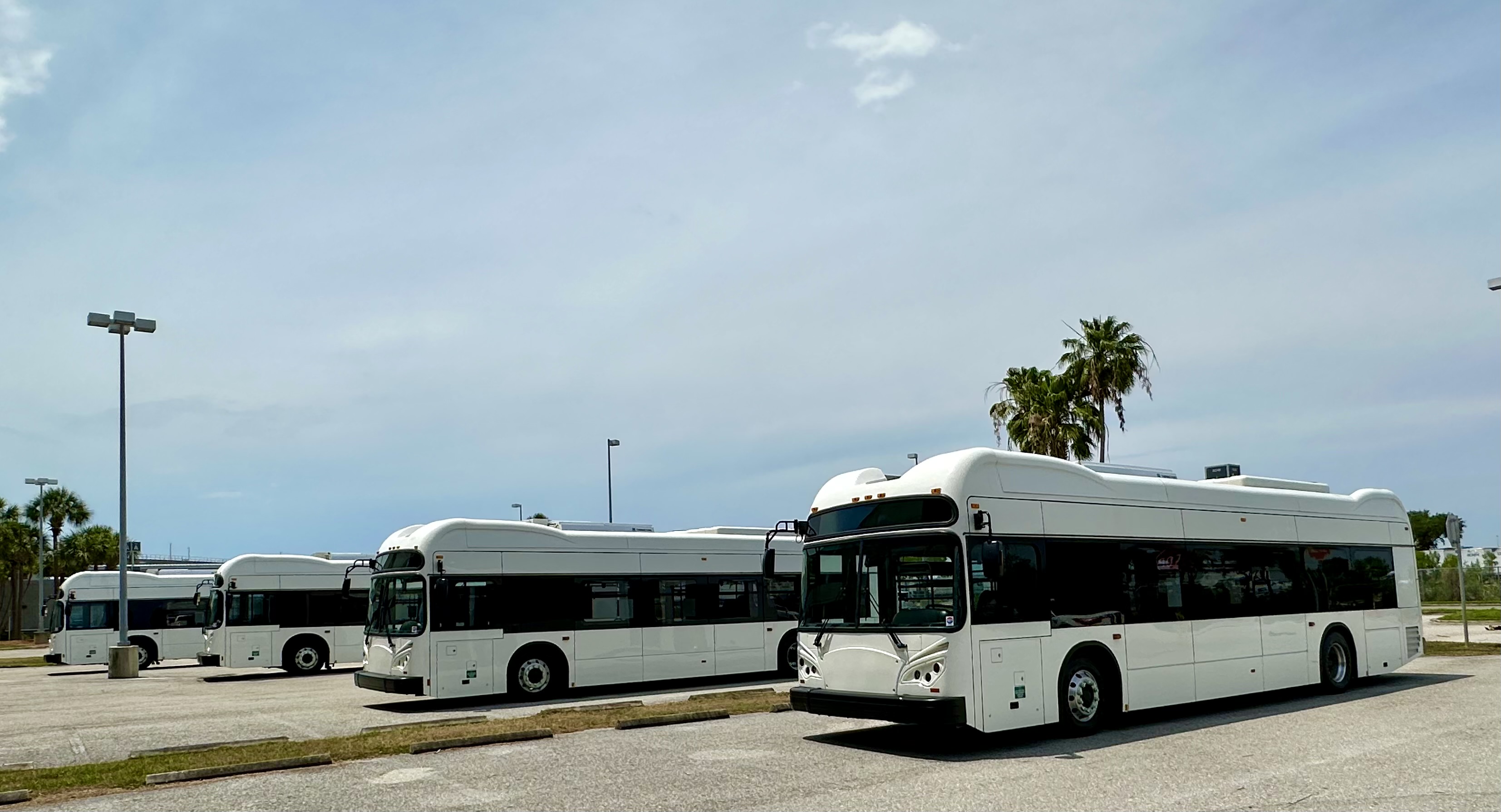 TPA adds its first four electric buses to vehicle fleet