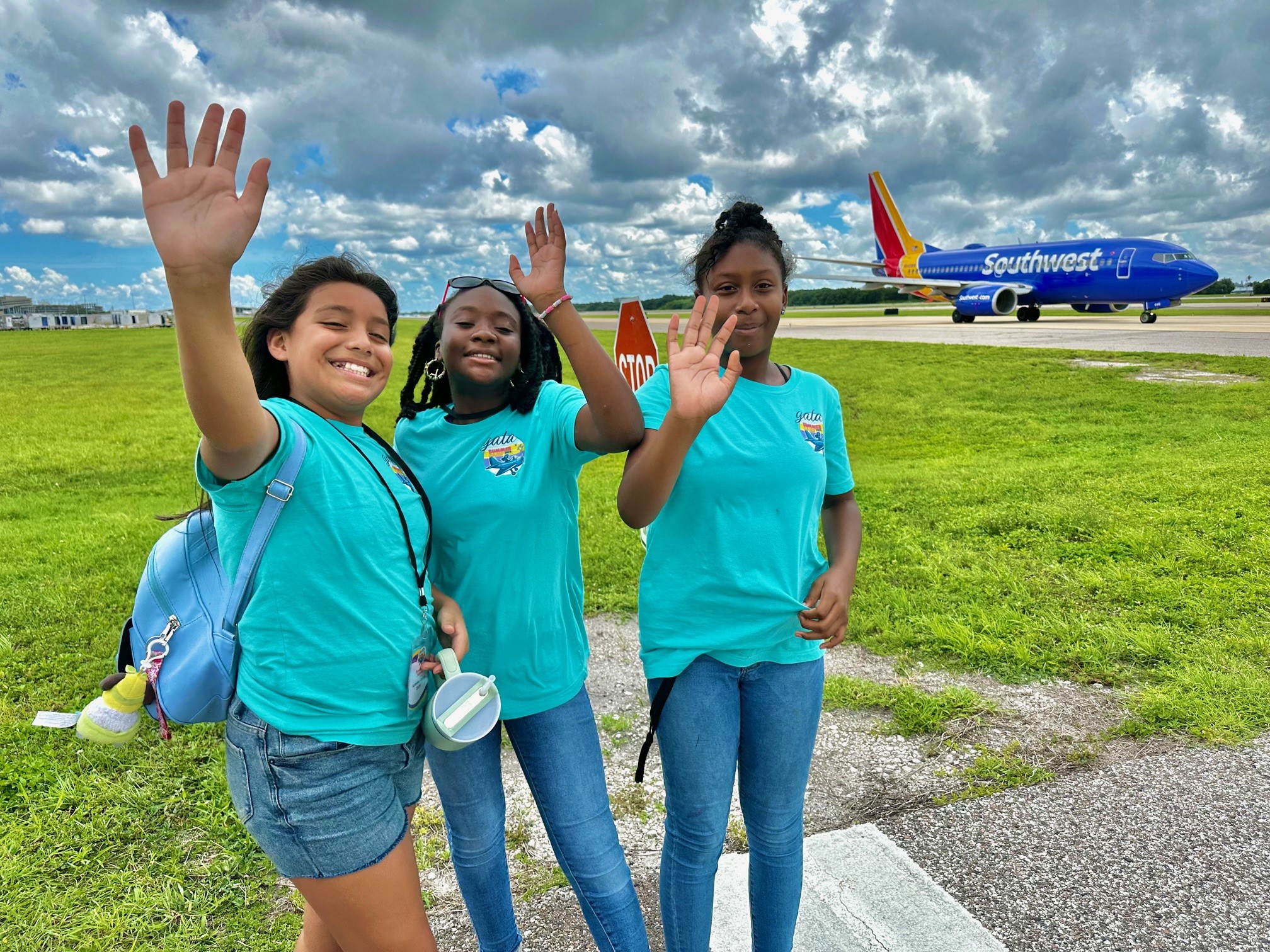 Local girls visit TPA to learn about careers in aviation