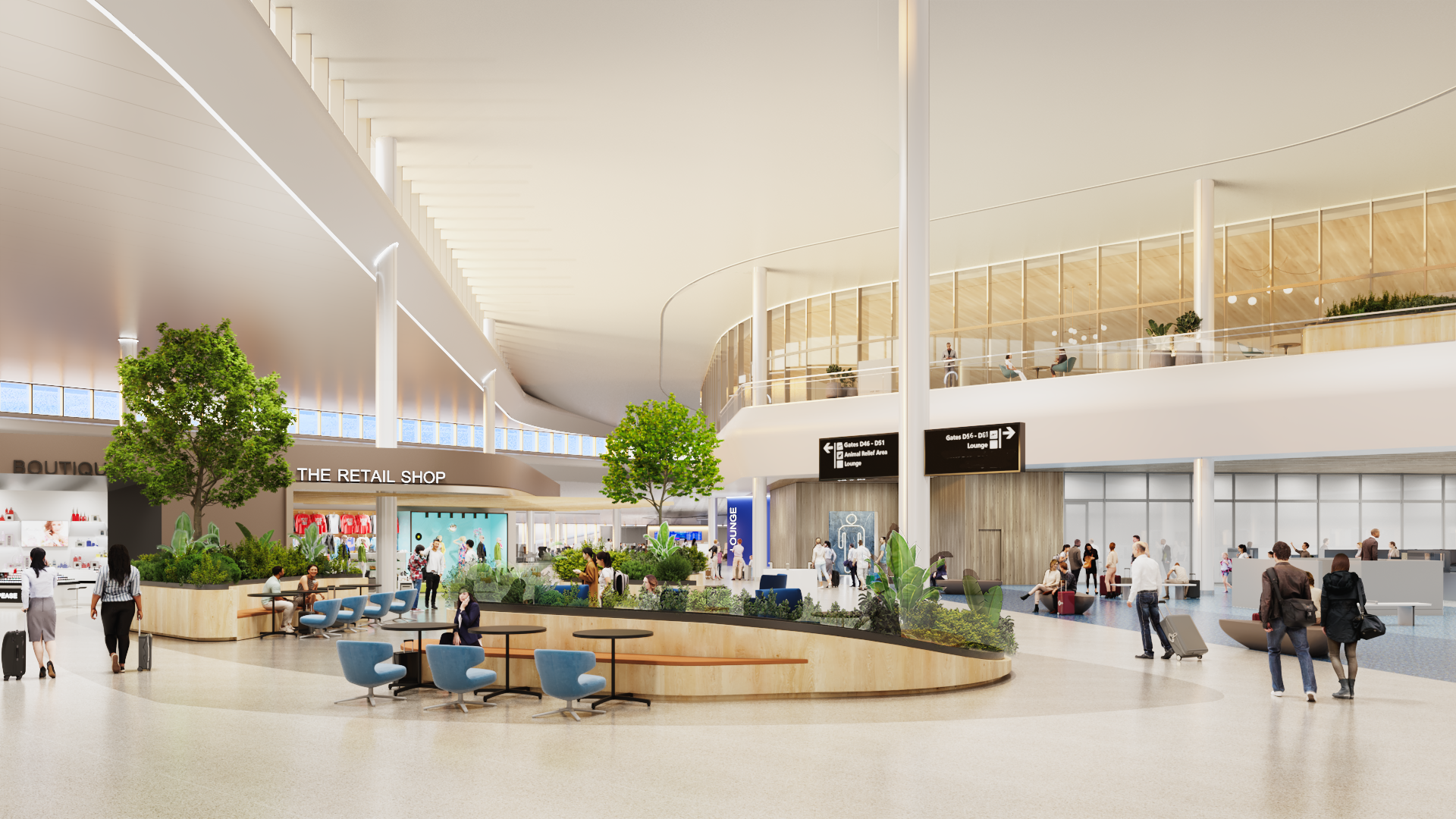 TPA shows new renderings of Airside D exterior and interior