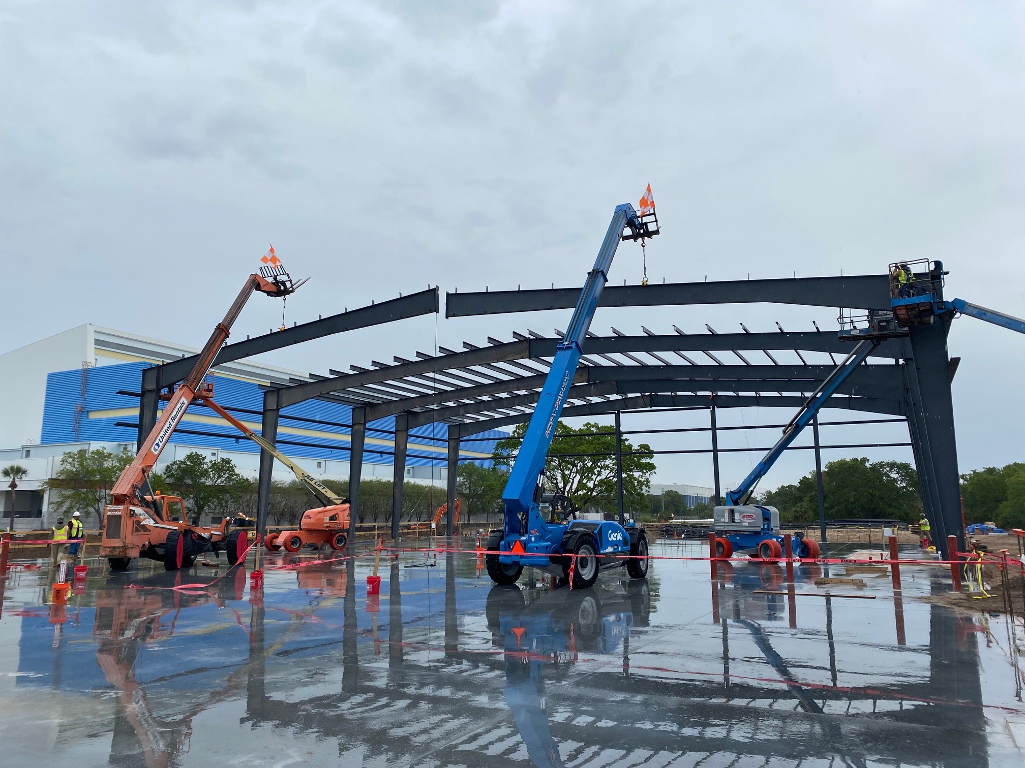 New UPS sorting facility at TPA begins to take shape