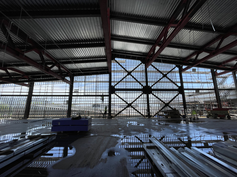Security screening checkpoint expansion building up at TPA