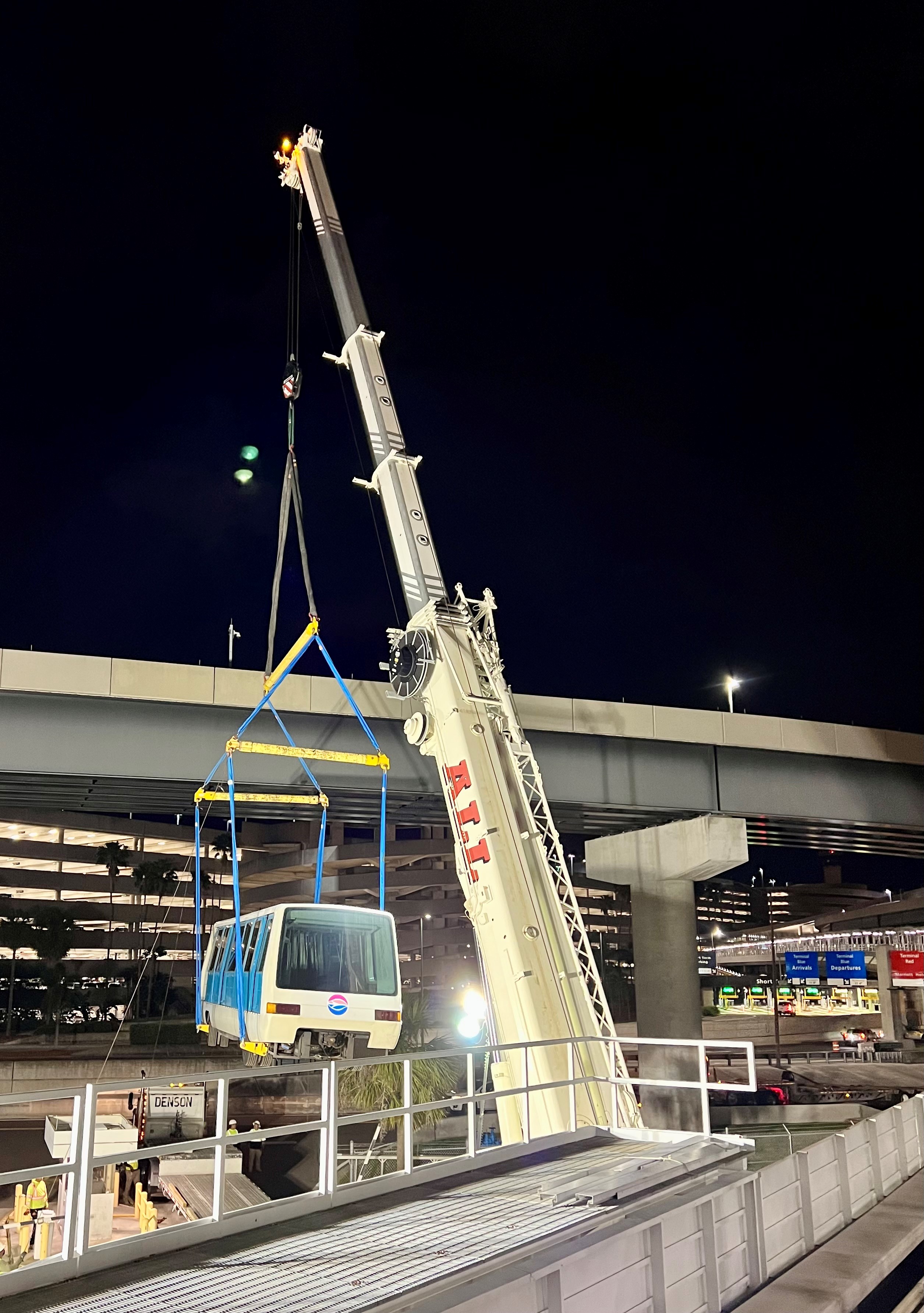 TPA's Airside A shuttle cars removed to make way for replacements