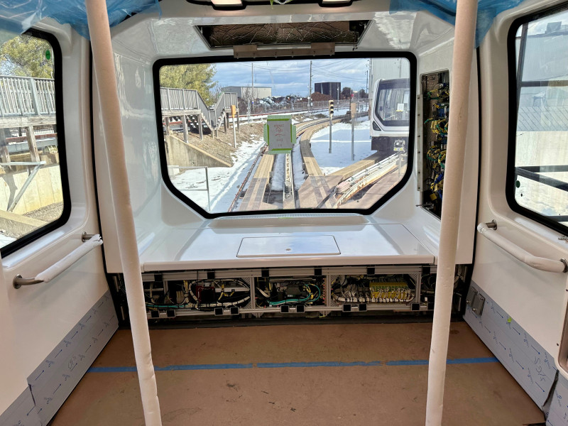 New shuttle cars for Airsides A and C rolling along