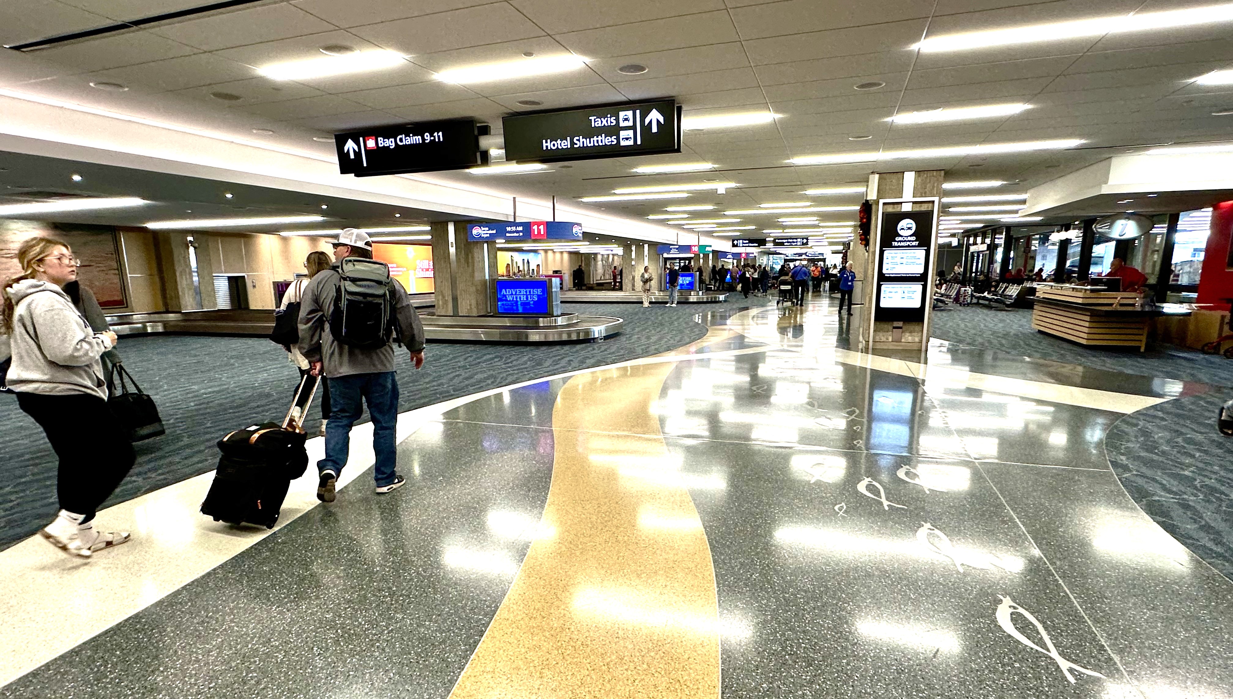 Refreshed Bag Claim area greets TPA's holiday travelers