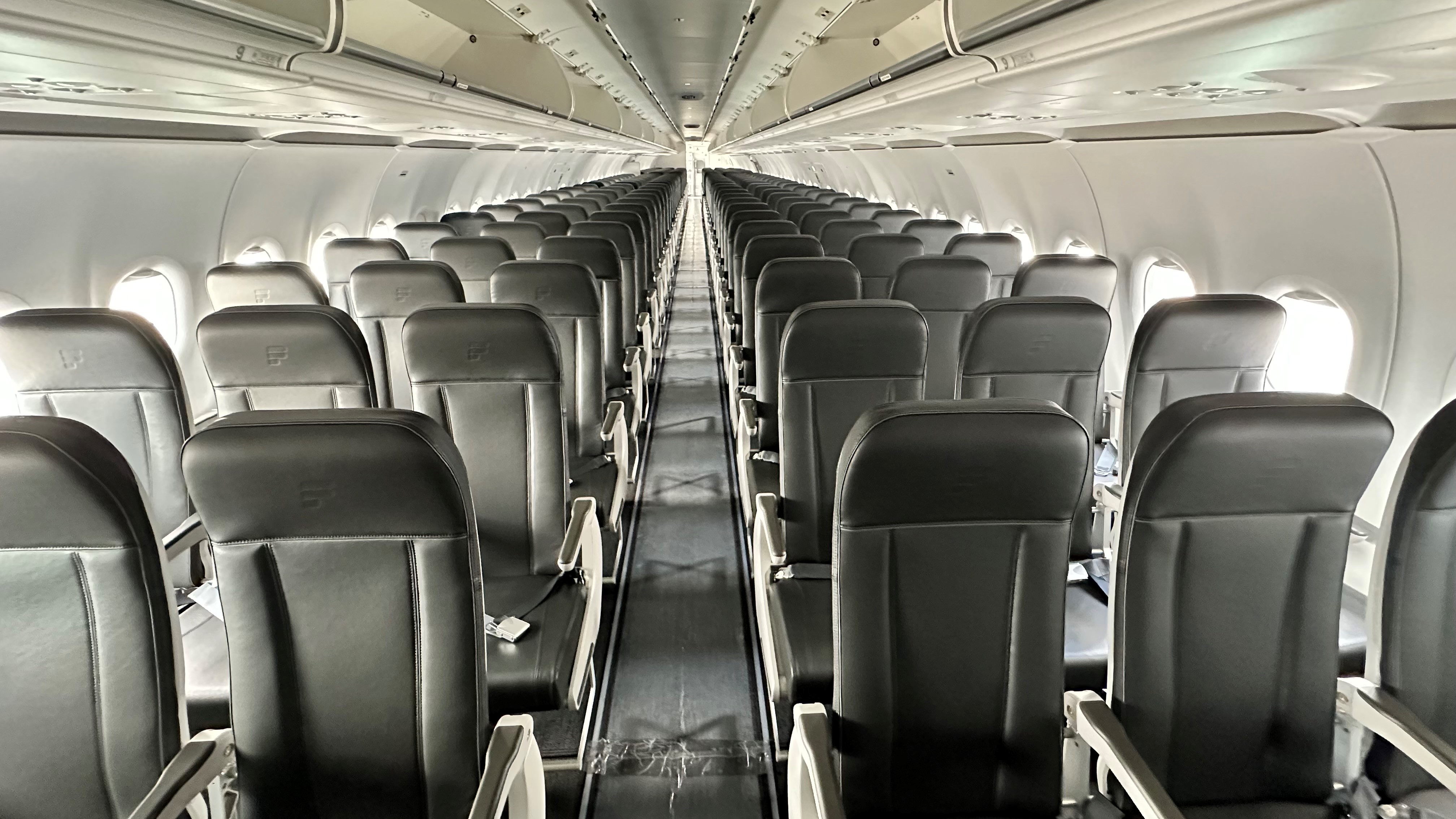 Frontier unveils new Airbus A321neo with fuel-efficient Pratt & Whitney ...