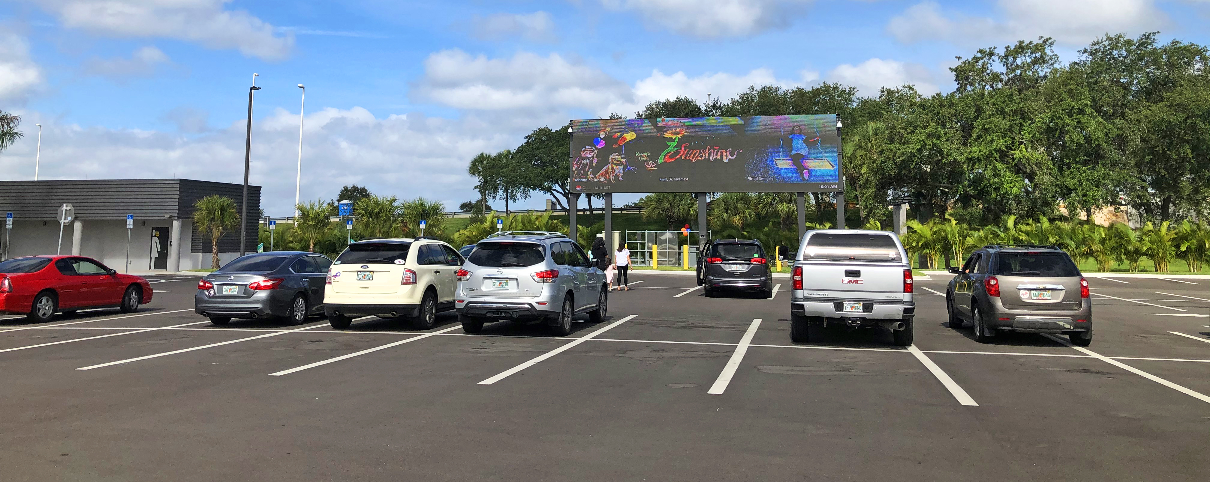 TPA offers drive-thru showing of chalk art submissions