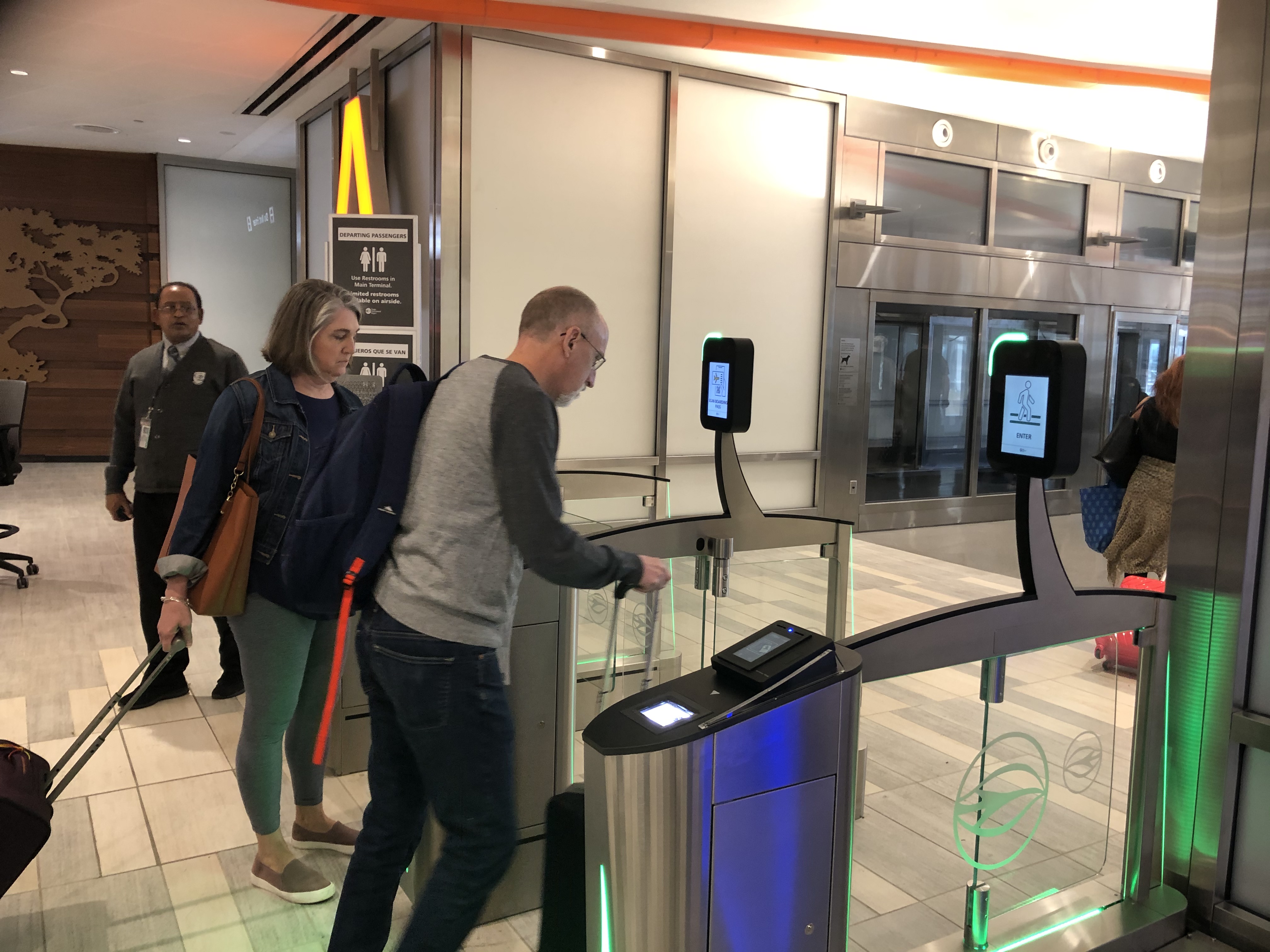 TPA debuts first electronic gates at Airside A shuttle lobby