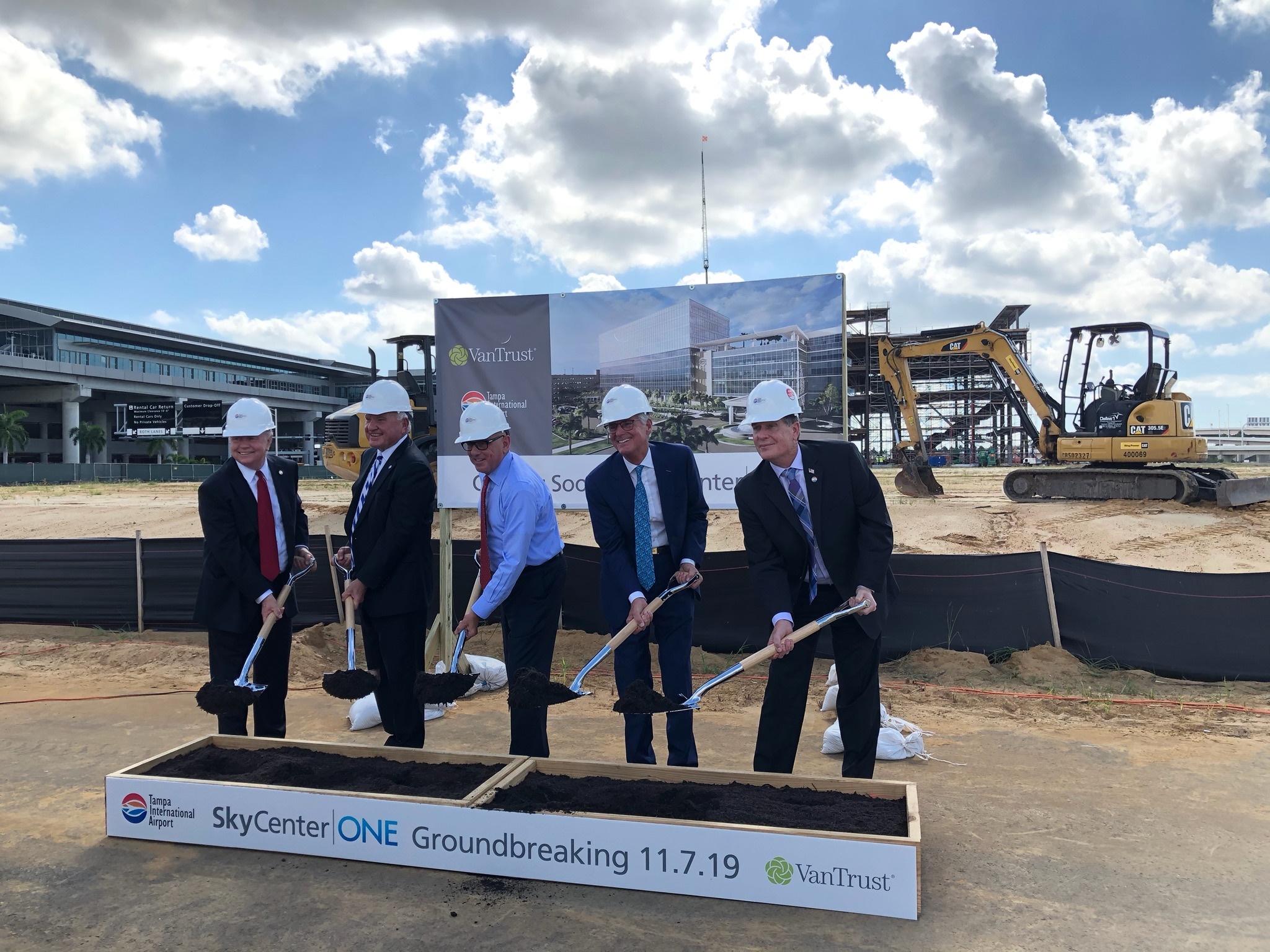 TPA and developer break ground on SkyCenter One office building