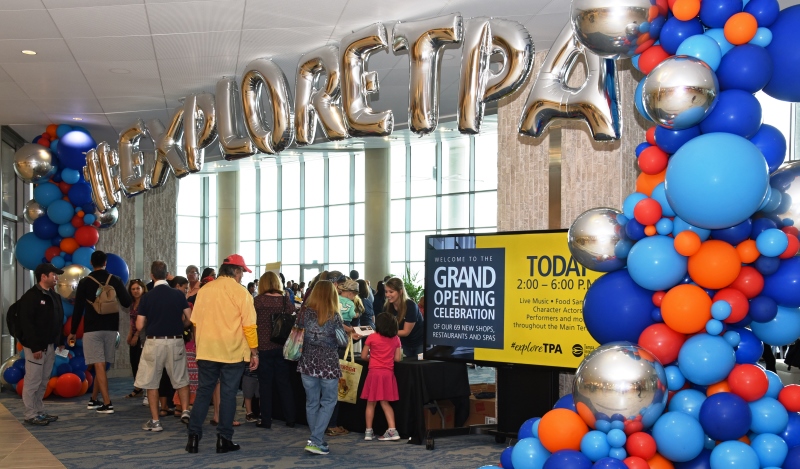 TPA Celebrates Grand Opening of Shops, Restaurants and Spas with Community