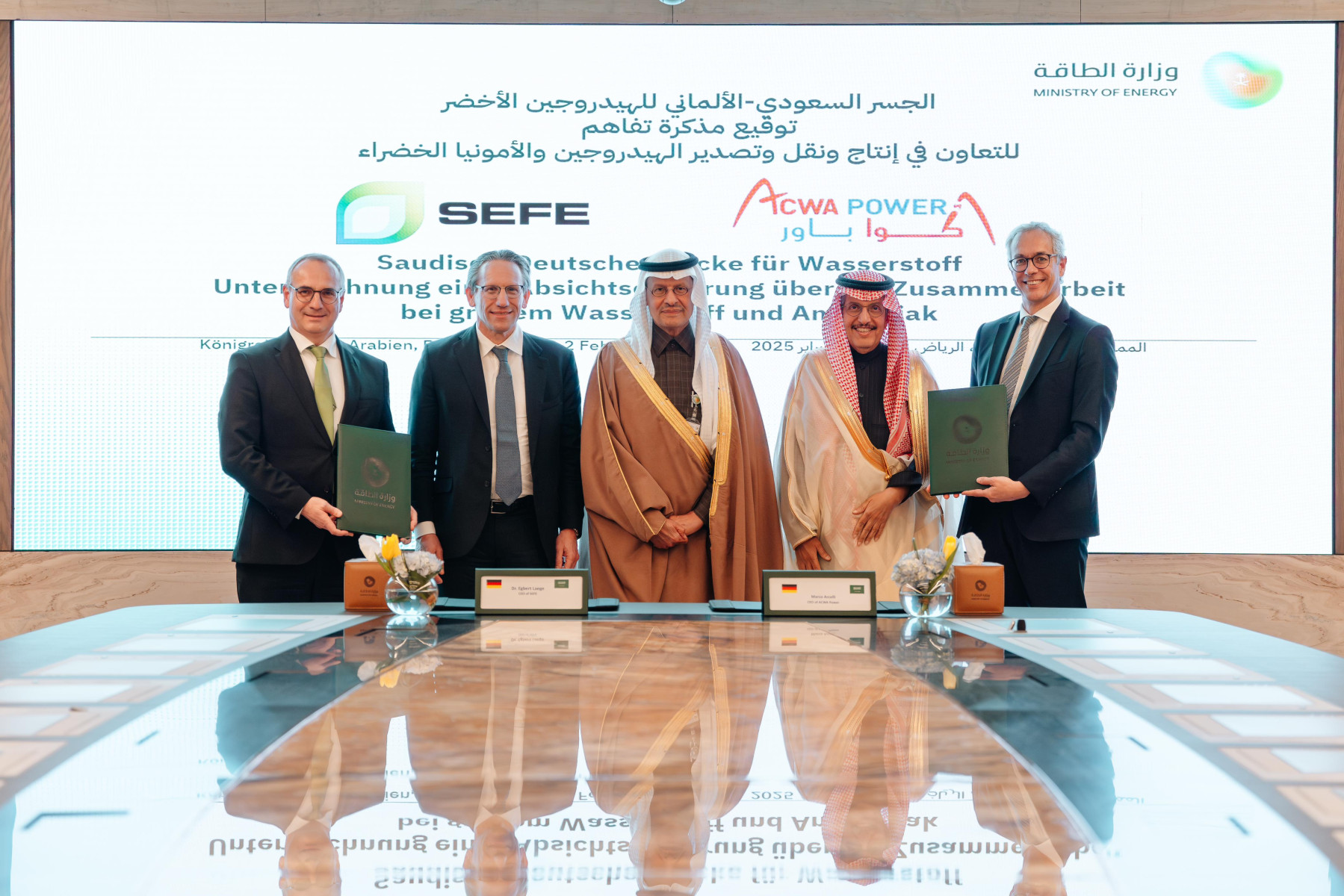 ACWA Power and SEFE Partner to Deliver 200,000 Tonnes of Green Hydrogen ...