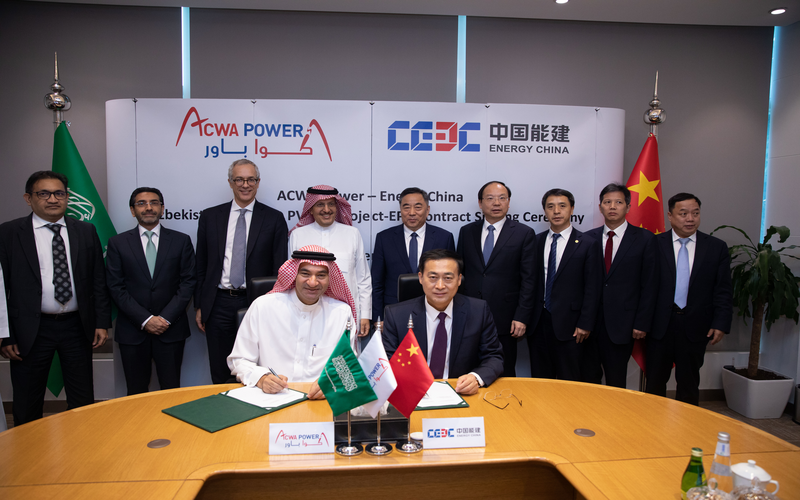 ACWA Power and Energy China Group Corporation sign an EPC co