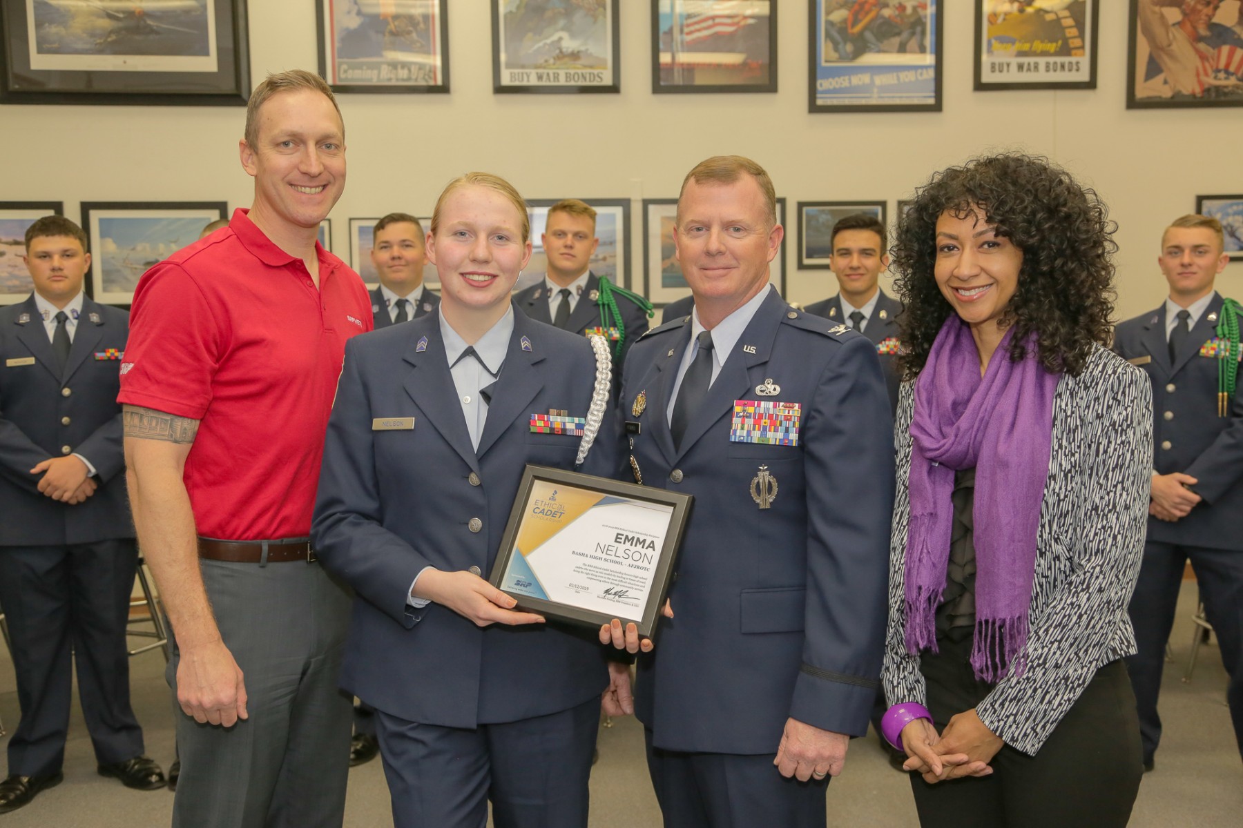 SRP and BBB Honor Valley JROTC Cadets