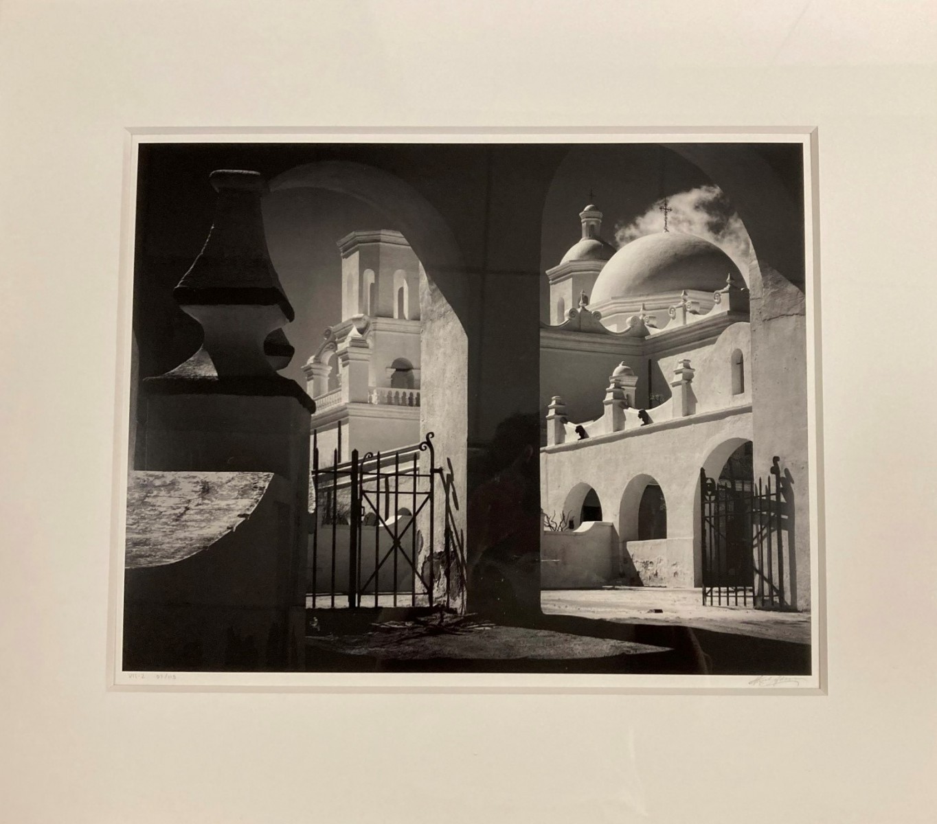 Arches, North Court, Mission San Xavier del Bac, Tucson, Arizona, 1968 ...