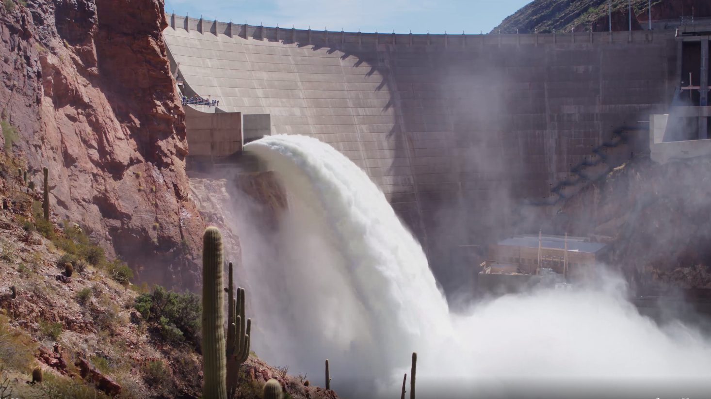 SRP to Conduct Spill Gate Test on Roosevelt Dam