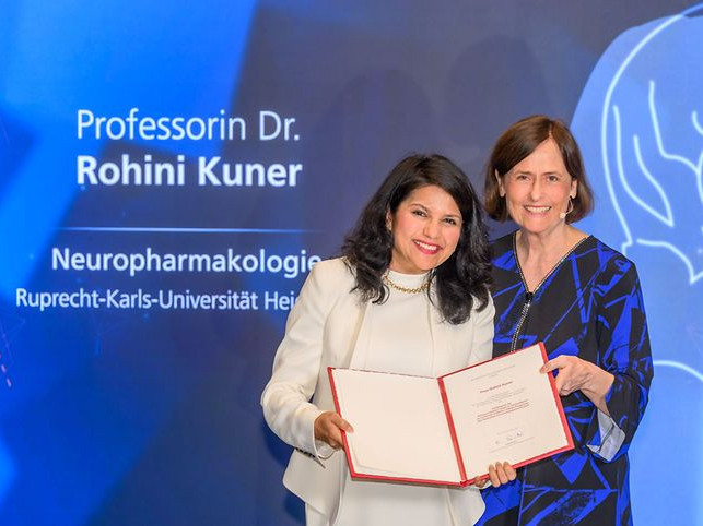 Wichtigster Forschungsförderpreis in Deutschland für Rohini Kuner