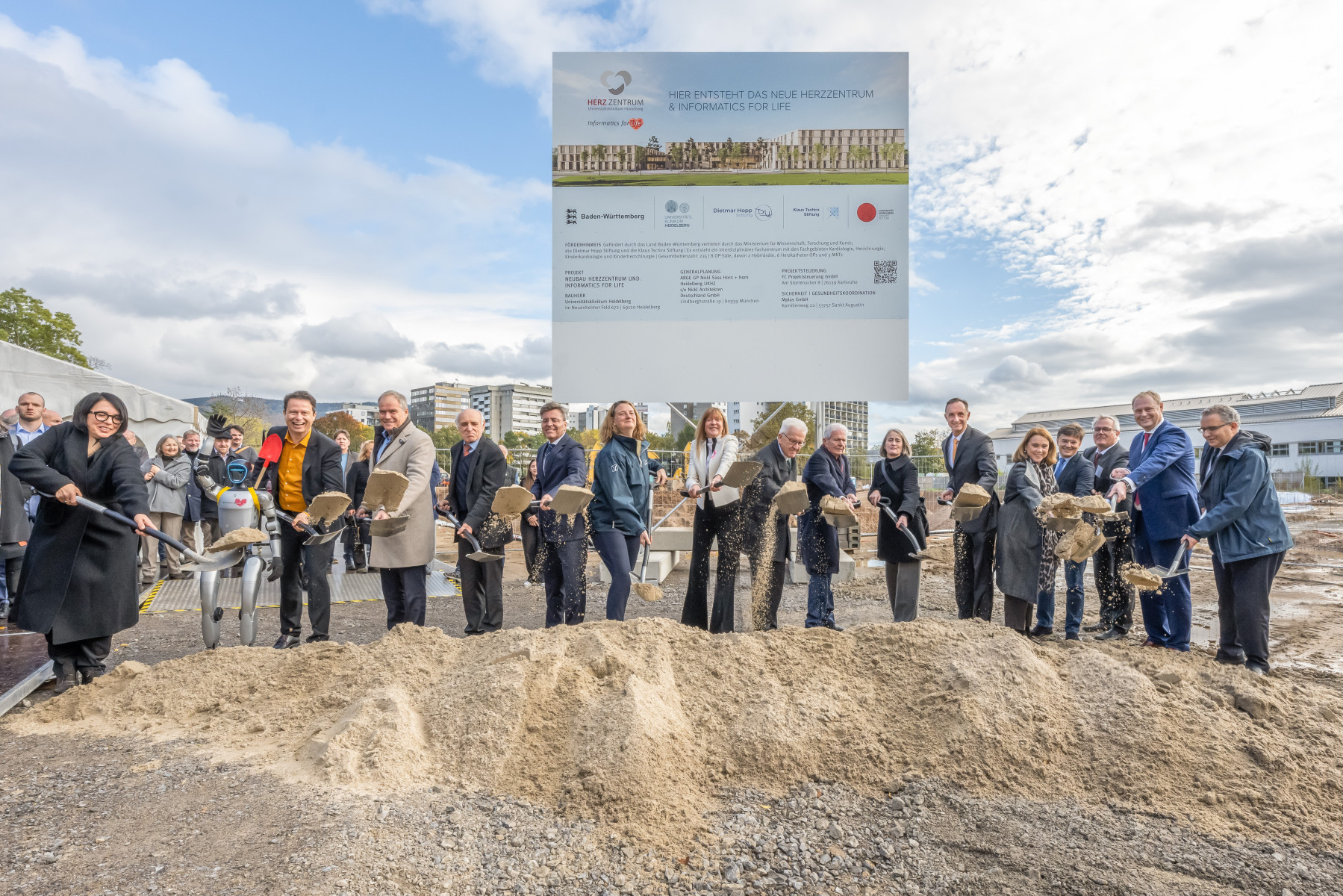 Spatenstich für „smartes“ Herzzentrum mit assoziiertem Forschungsinstitut