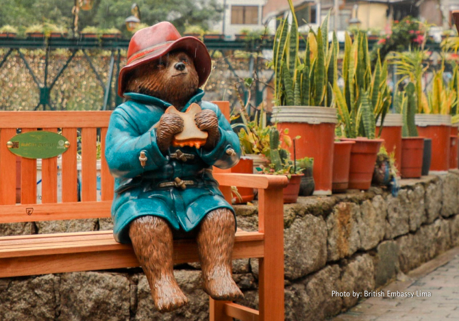 Paddington in Peru: Iconic bear visits Café Inkaterra