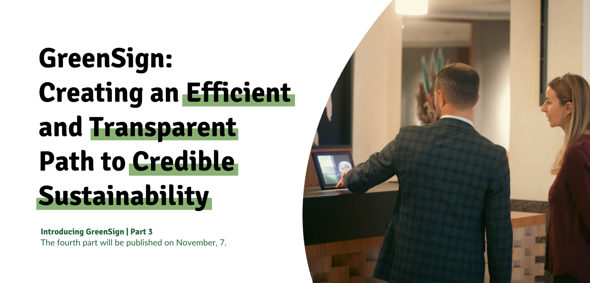 GreenSign certification process: Efficient & transparent