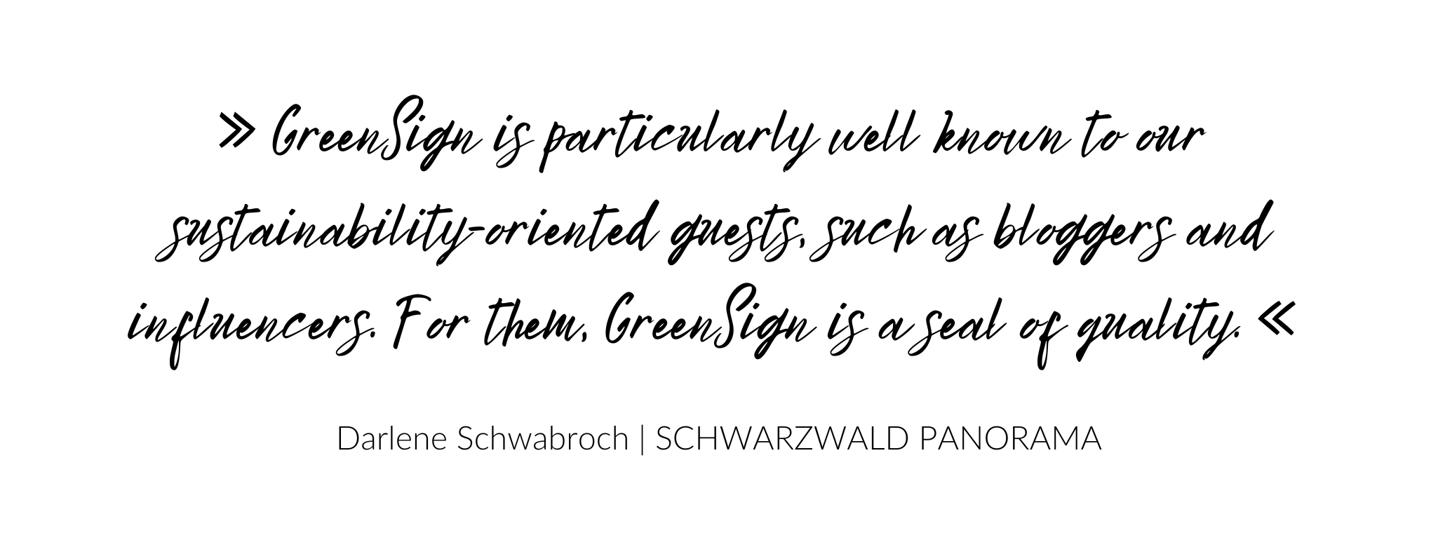 GreenSign: Certification & Guideline for Sustainable Hotels