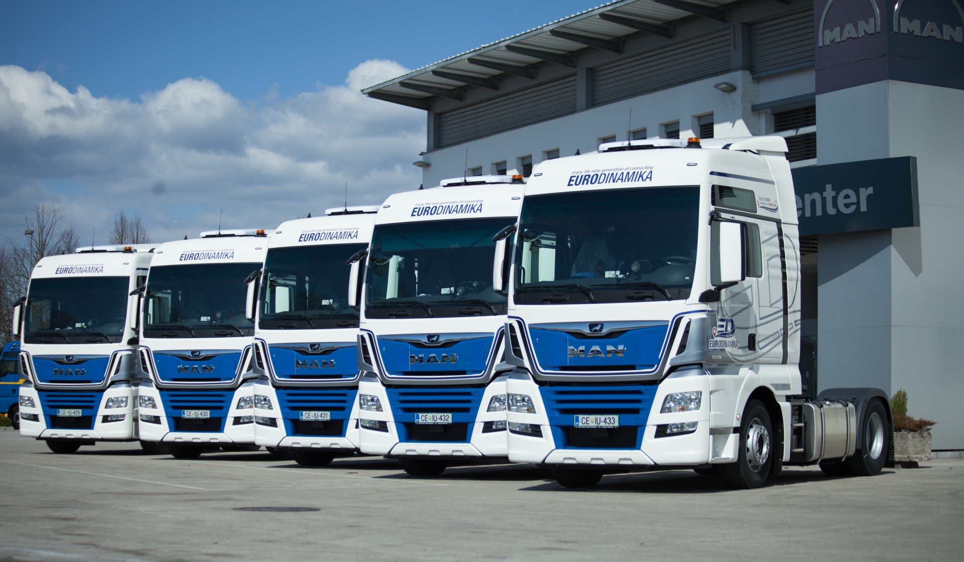 Five new MAN TGX trucks for haulage company Eurodinamika and another ...