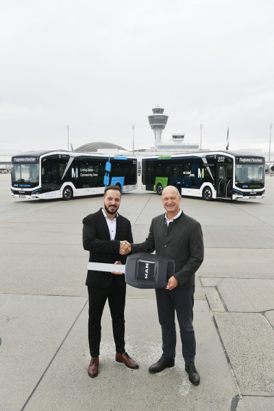Munich Airport relies on the all-electric MAN Lion's City E