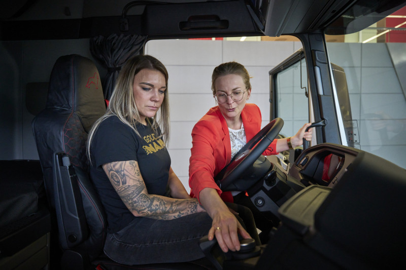 MAN brings the perspective of female drivers to truck product development
