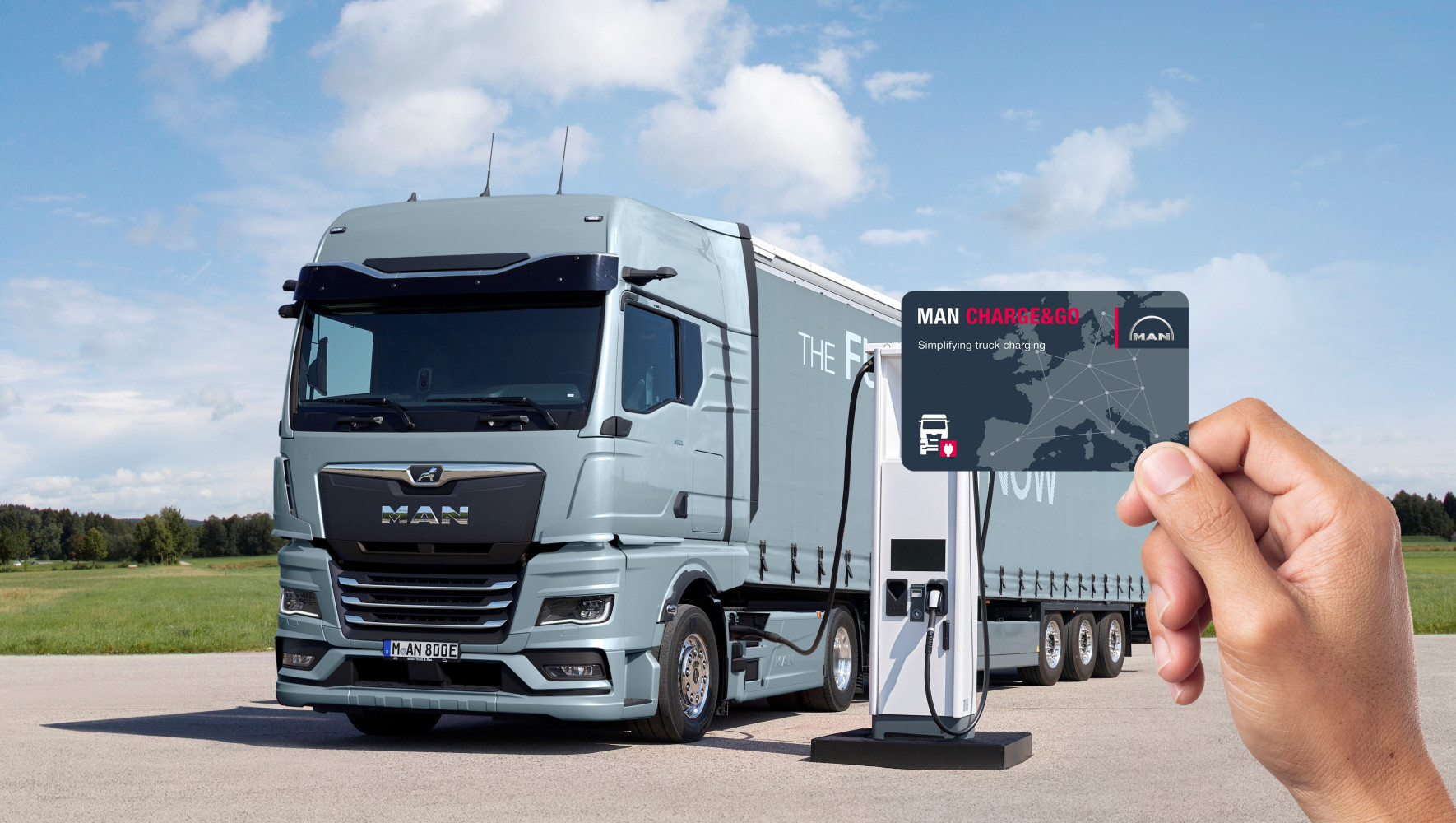 MAN Charge&Go - New charging service for public eTruck charging