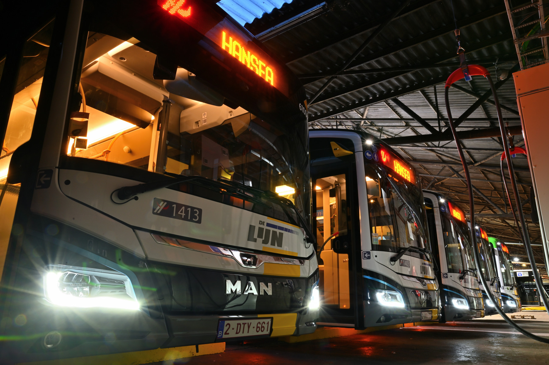 Major order from Belgium: Hansea expands its fleet to over 270 MAN eBuses