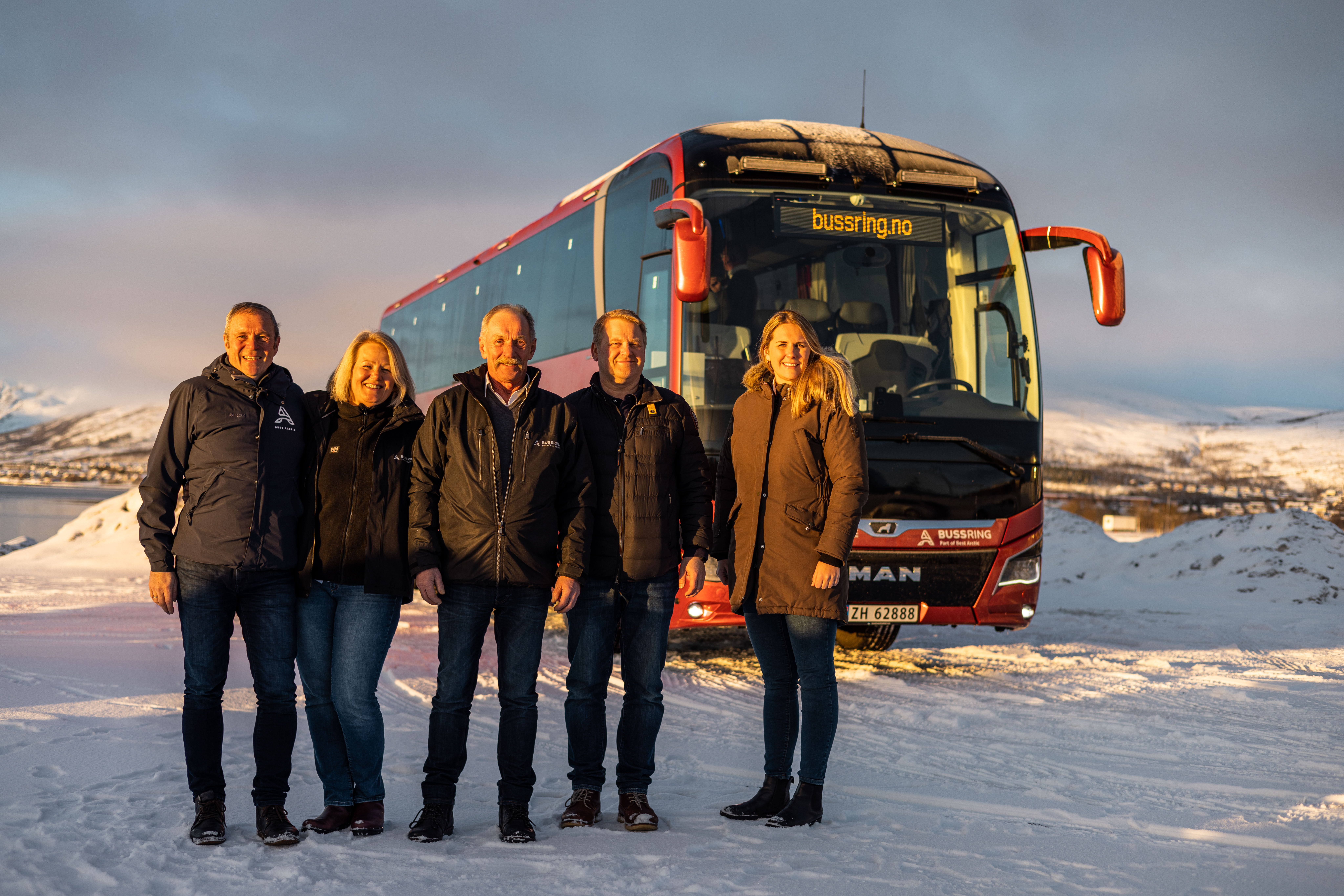 Northernmost bus delivery in MAN history: Lion's Coach for Bussring AS ...