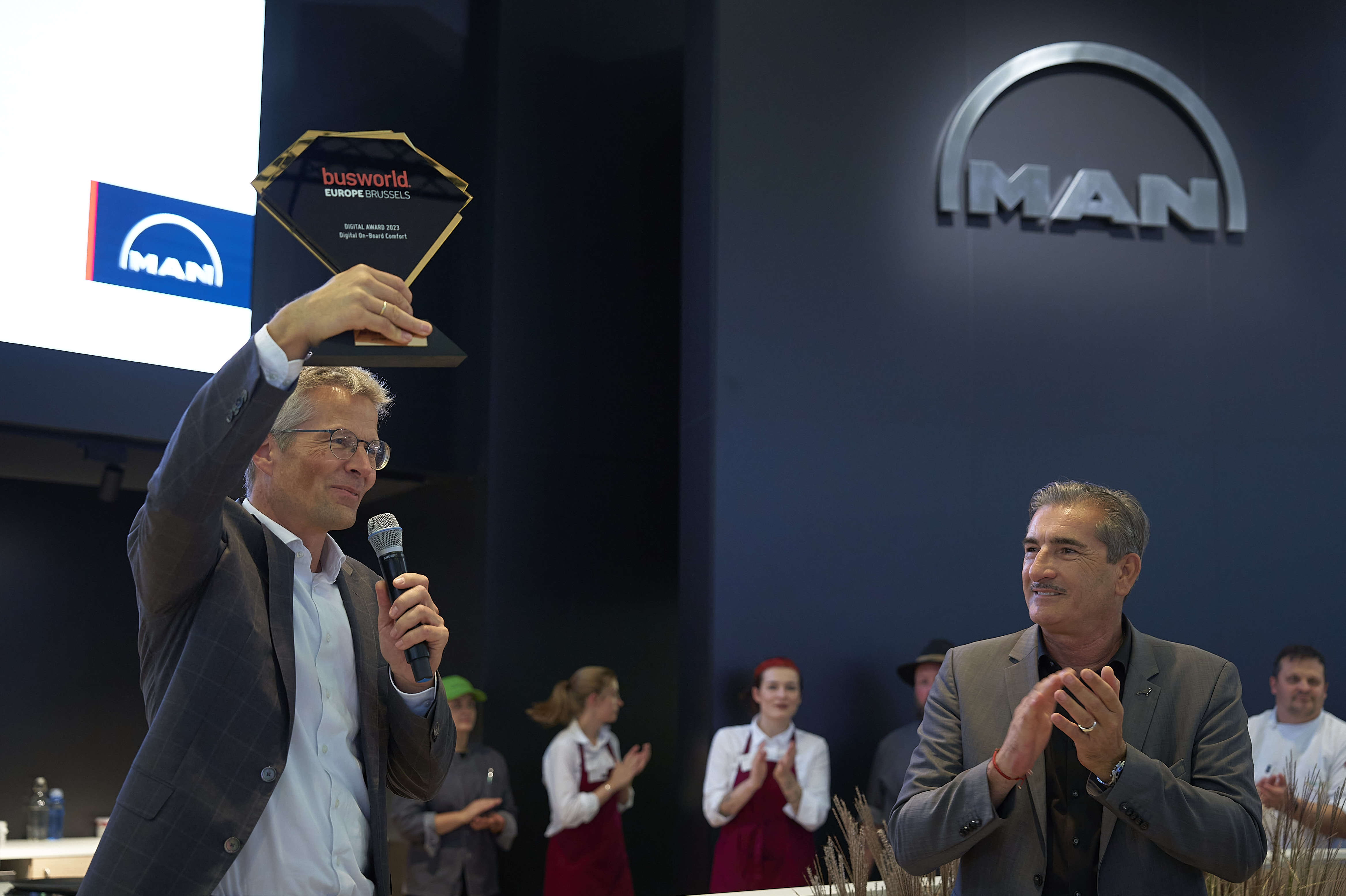 Prized: "Busworld Digital Award" for smart cockpit in MAN and NEOPLAN buses