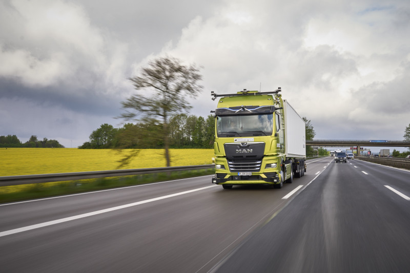 MAN: First autonomous truck on the motorway