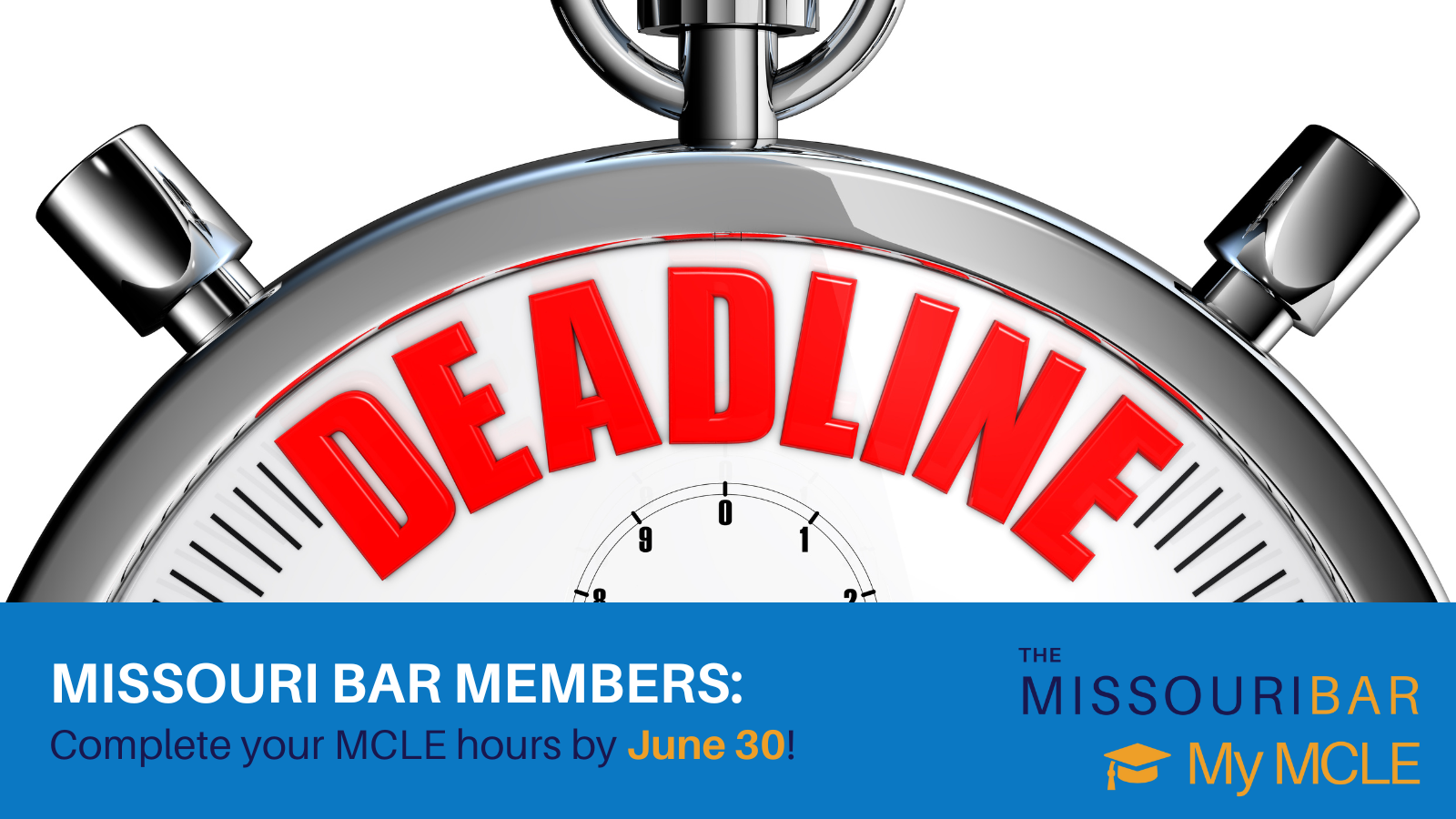 Complete your MCLE hours by June 30